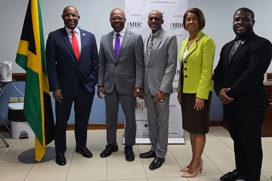 Mr. Livingstone Morrison, Chief Executive Officer of the Jamaica Stock ...