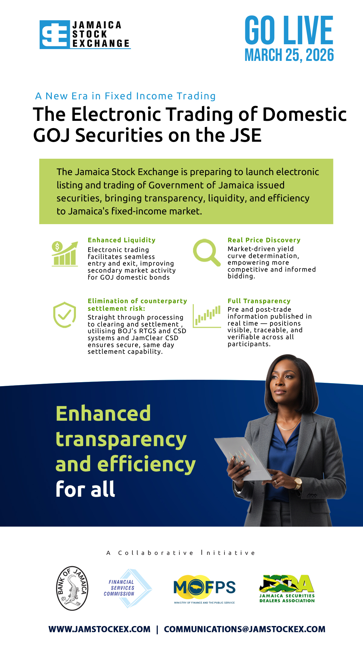 Go-Live for the GOJ Bond Platform - Wednesday, March 25, 2026 | Jamaica ...